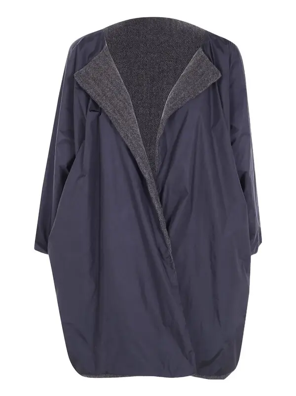 DANIELA GREGIS Spezia Washed Reversible Coat - Black