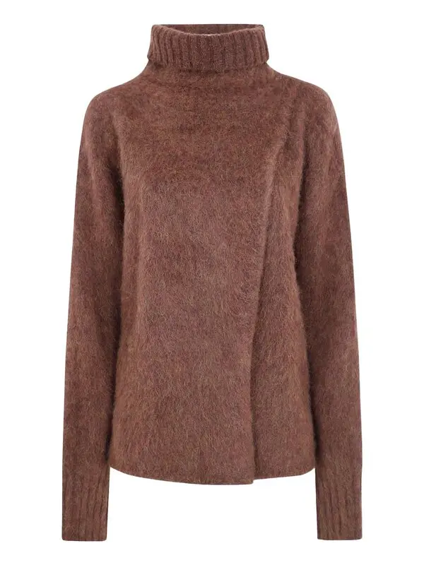 UMA WANG Turtleneck Sweater - Mustard