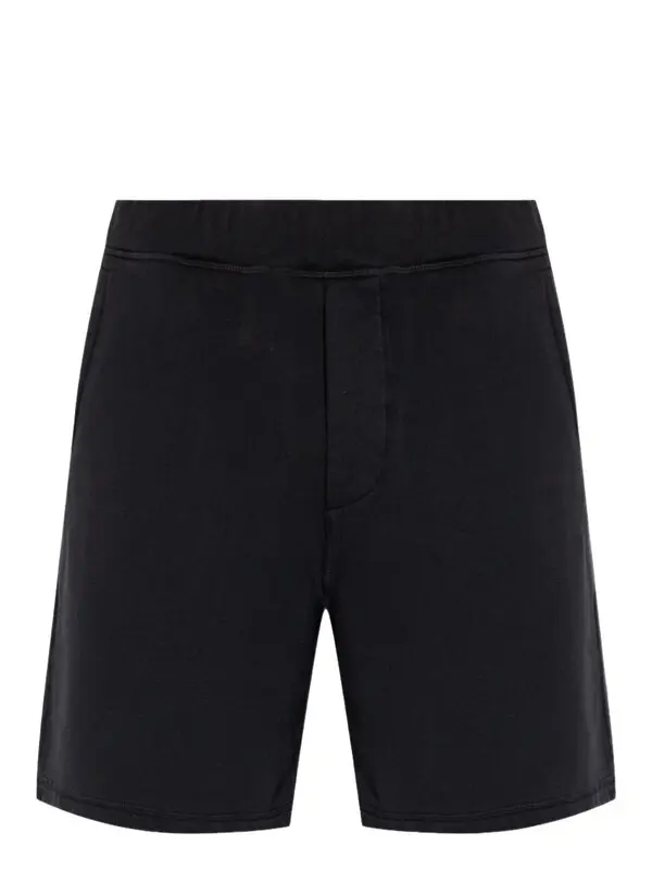 Dsquared2 Logo Printed Jersey Shorts - Black