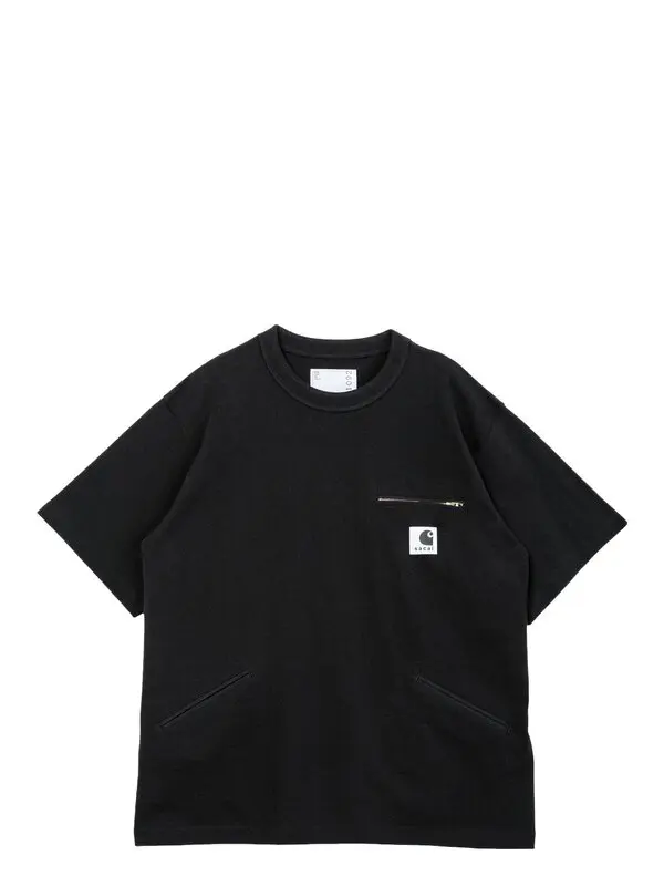 Sacai X Carhartt Wip Jersey T-shirt - Black