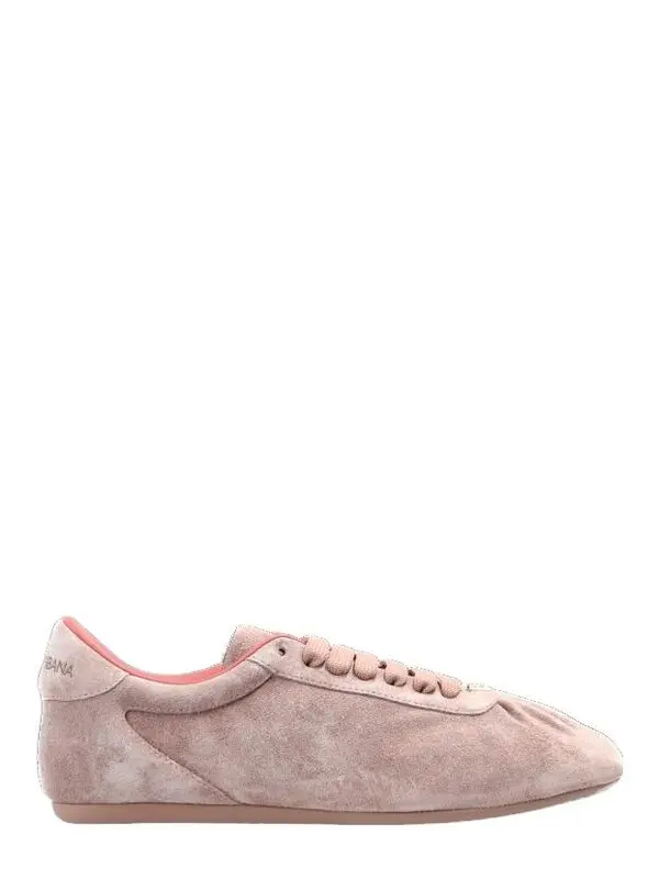 Dolce & Gabbana Logo Plaque Ballet Sneakers - Pink