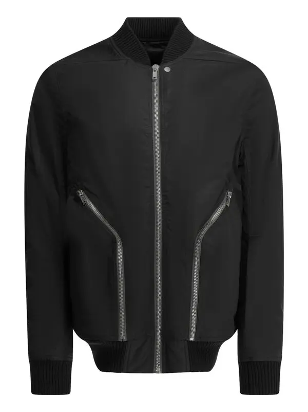 Rick Owens Heizer Flight Bomber Jacket - Black