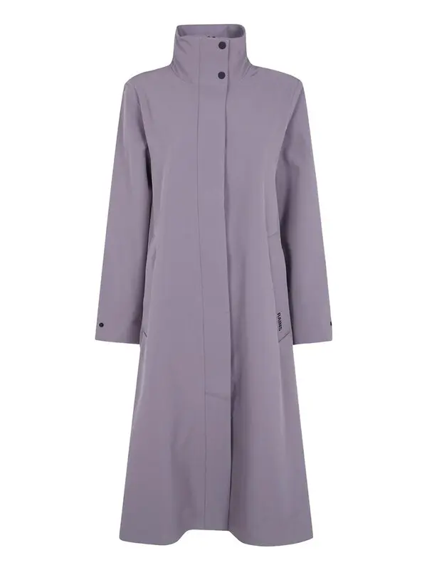 Rains Long Sleeve Trench Coat - Cinder