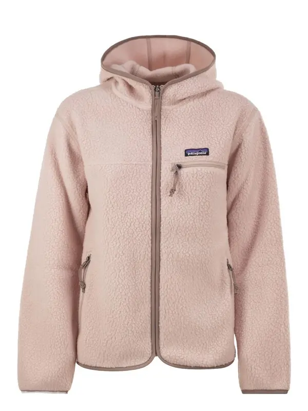 Patagonia Recycled Teddy Fleece Hooded Jacket - Nude