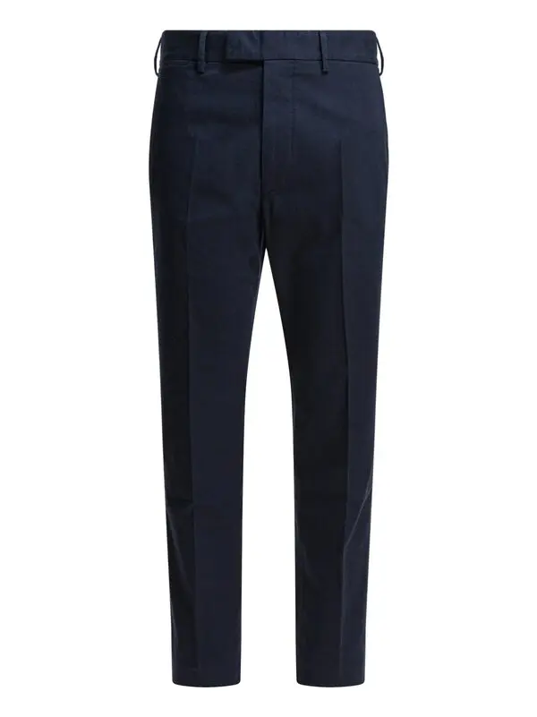 TOM FORD Straight Leg Twill Chino Trousers - Blue