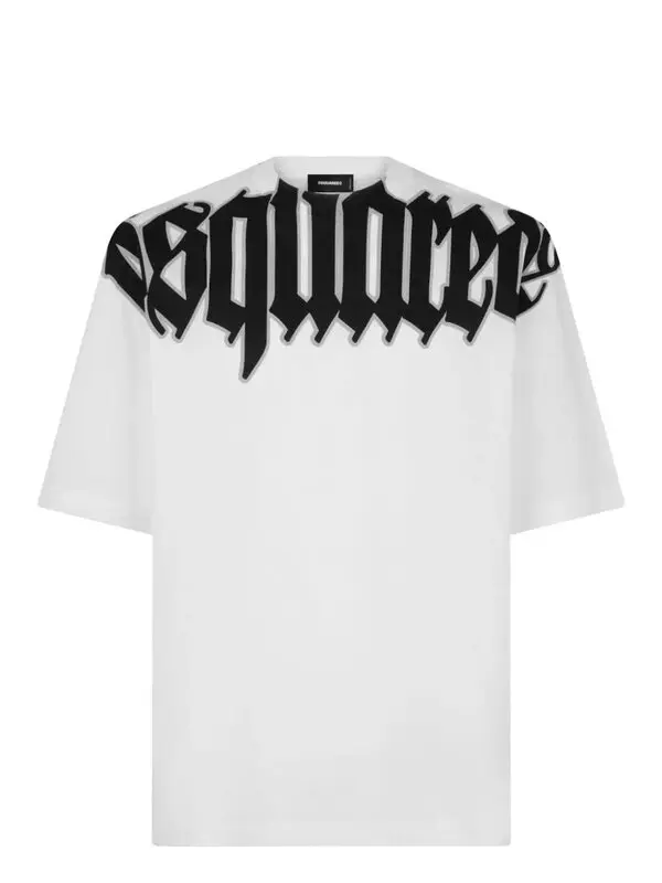 Dsquared2 Logo Printed Crewneck T-shirt - White