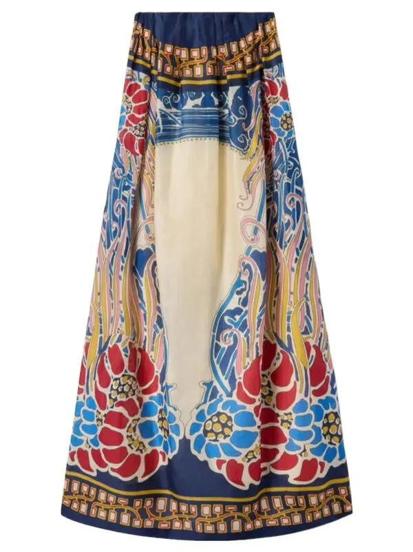 La DoubleJ Filter Strapless Maxi Dress - Blue