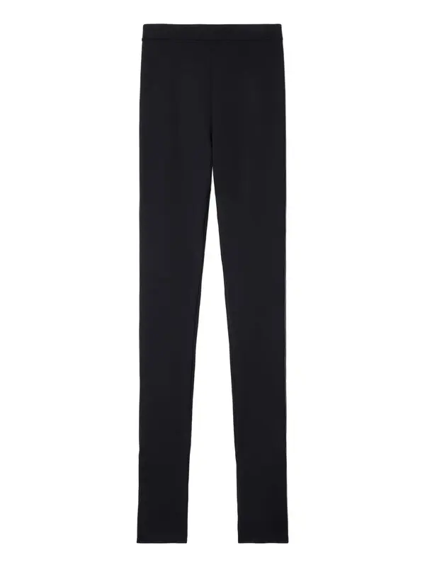 Off-White Logo Band Flared Leggings - Black