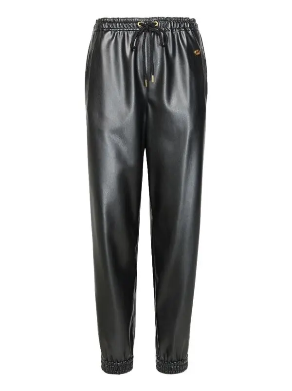 Stella McCartney Alter Mat Drawstring Tapered Trousers - Black