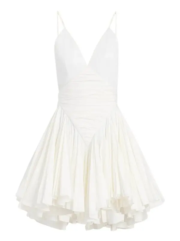 Khaite The Margot Godet Minidress - White