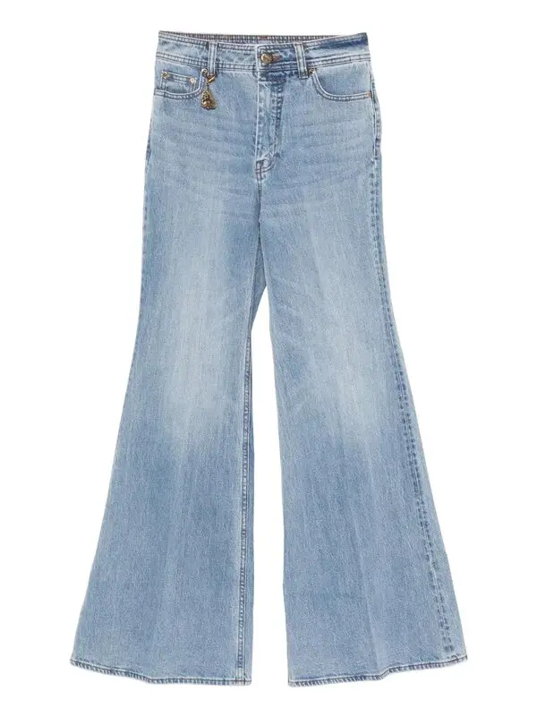 Zimmermann Charm Flared Jeans - Blue