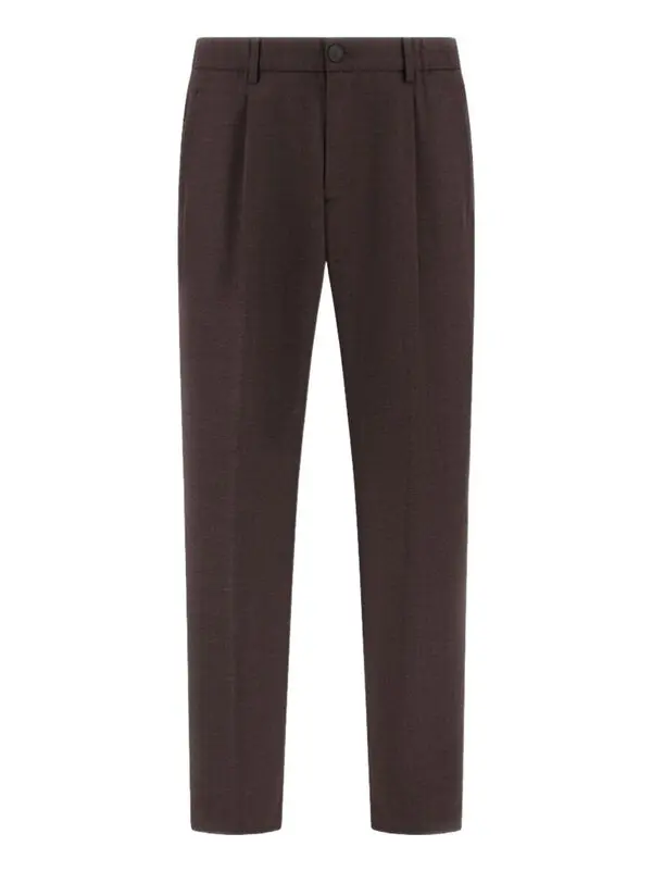Herno Pleated Casual Trousers - Black