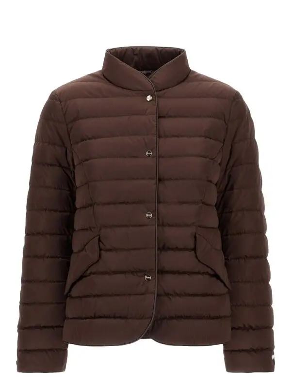 Herno Long-sleeve Quilted Jacket - Fondente