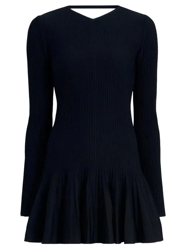 Khaite Mamie Backless Dress - Black