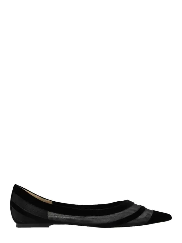 JIMMY CHOO Love Ballet Flats - Black