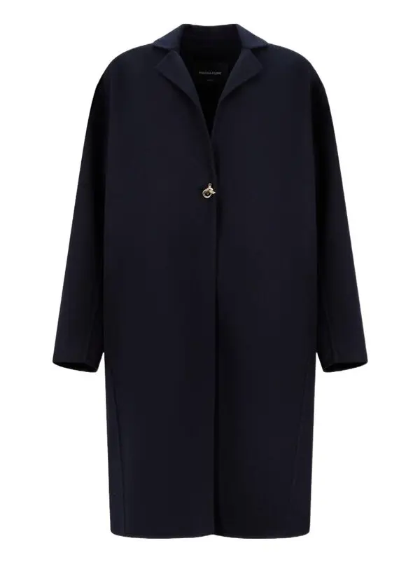 Fabiana Filippi Long Sleeved Coat - Blue