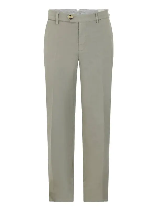 Brunello Cucinelli Tailored Casual Pants With Belt Loops - Gray