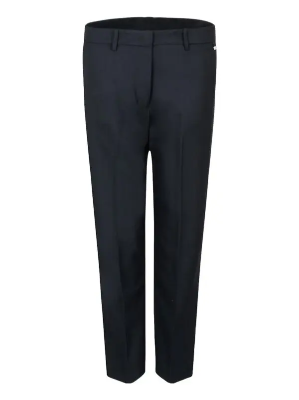Herno Tailored Trousers With Belt Loops - Black