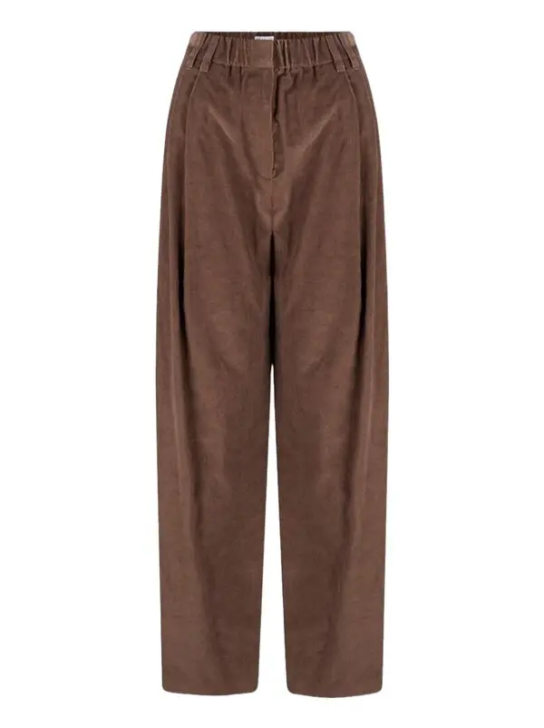 Brunello Cucinelli Casual Trousers With Belt Loops - Brown