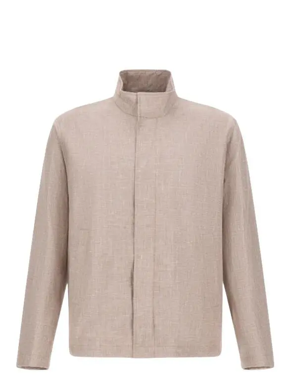 Herno Button Jacket - Chantilly