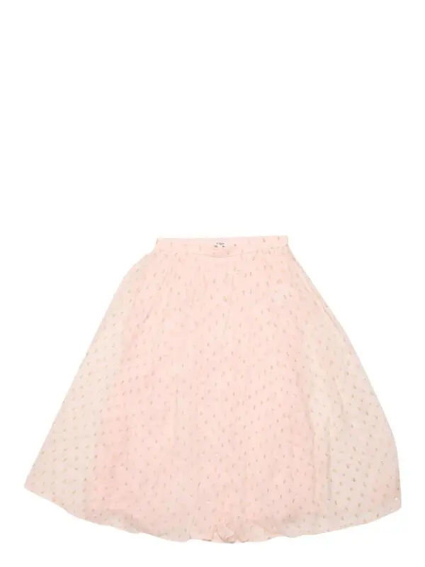 Chloé Elastic Waist Midi Skirt - Nude