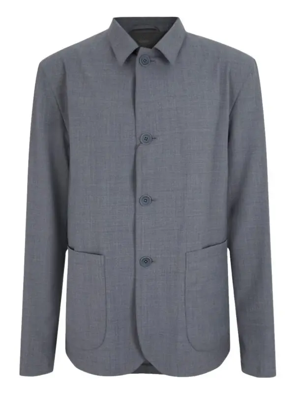 Herno Shirt-style Casual Jacket - Dark Grey