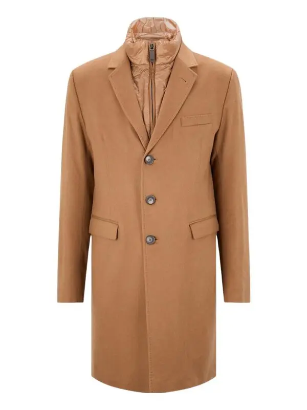 Herno Long-sleeved Coat - Brown