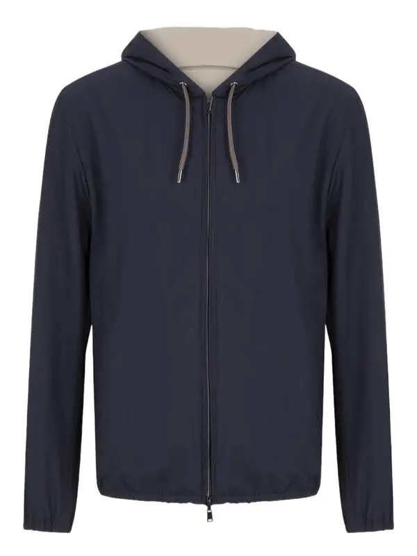 Herno Reversible Hooded Jacket - Black