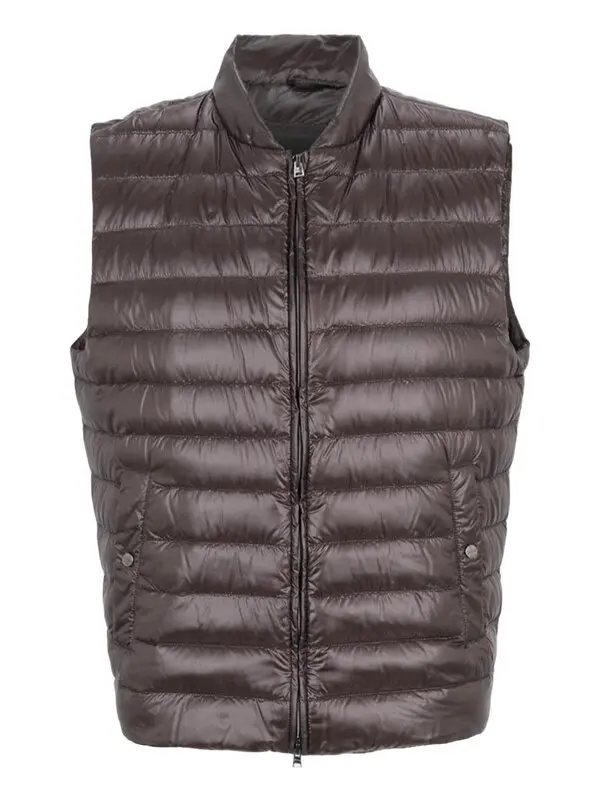 Herno High-necked Vest - Black