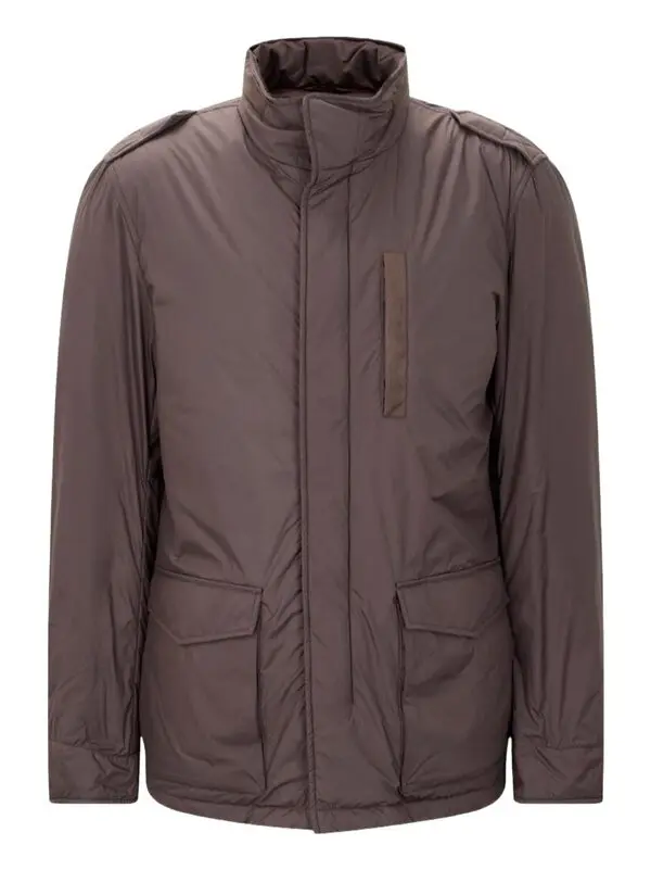 Herno Long-sleeved Padded Jacket - Brown