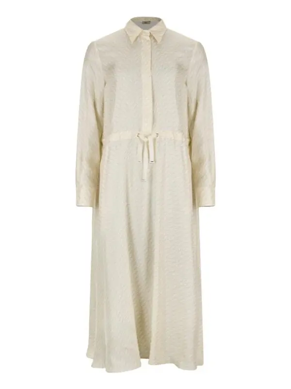 Herno Long-sleeved Dress - White