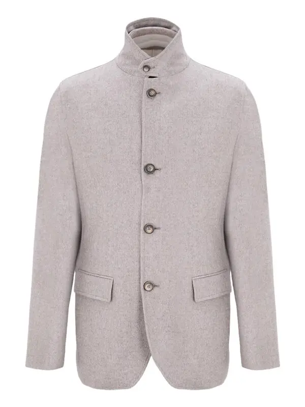 Herno Stand Collar Jacket - Gray