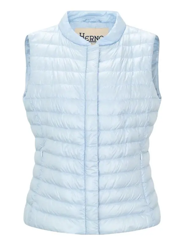 Herno Quilted Padded Vest - Blue