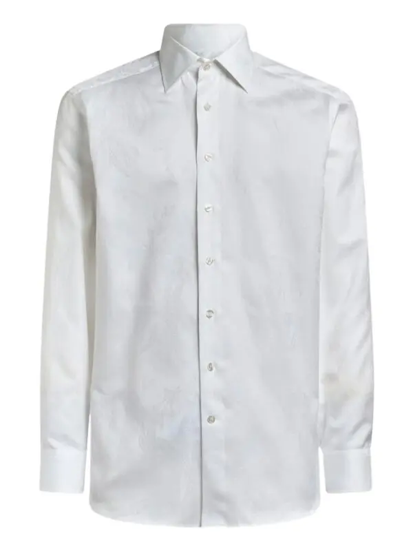 Etro Collared Long-sleeved Shirt - No
