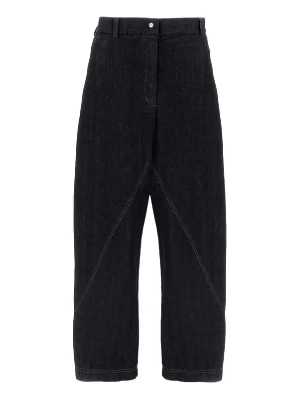 Herno Panelled Jeans - Black