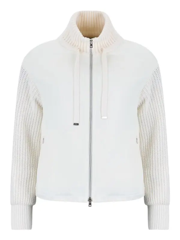 Herno High-neck Casual Jacket - White