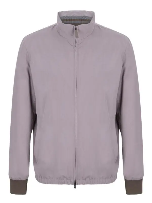Herno High-neck Casual Jacket - Gray