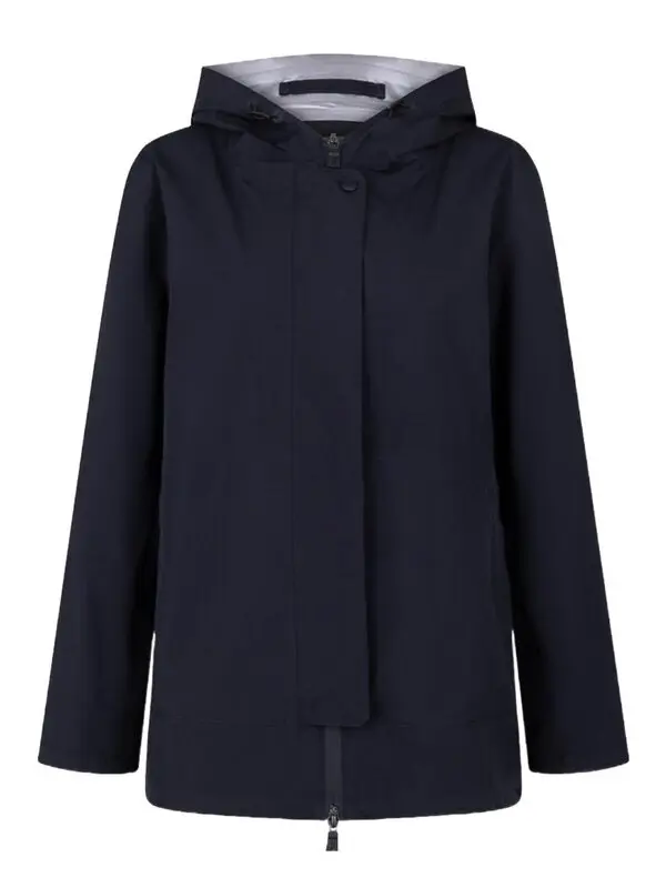 Herno Long-sleeved Hooded Jacket - Black