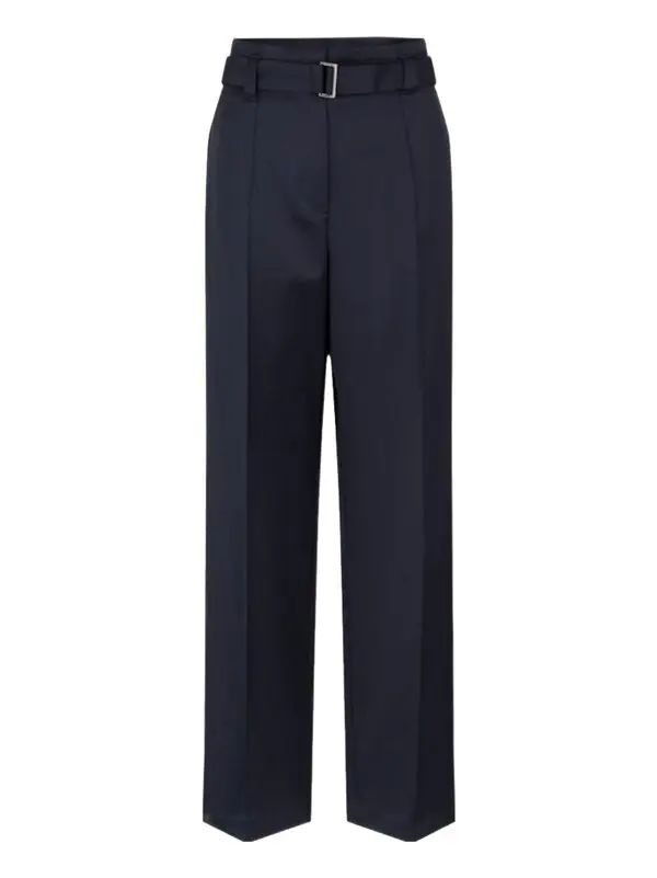 Brunello Cucinelli Tailored Belted Pants - Black