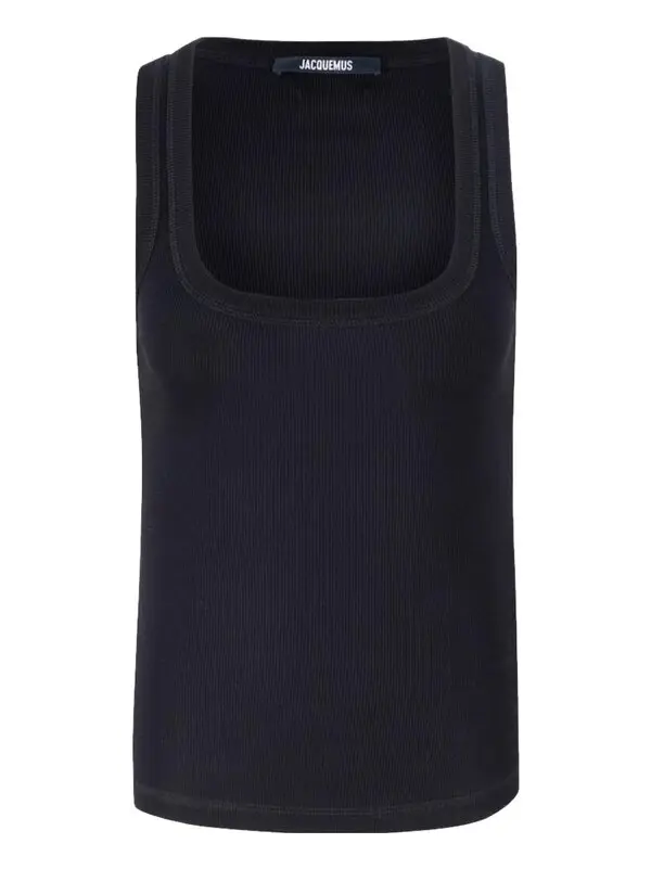 Jacquemus Square Neck Vest - Black