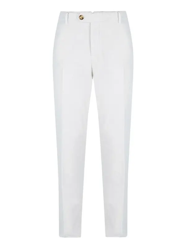 Brunello Cucinelli Tailored Casual Pants - White
