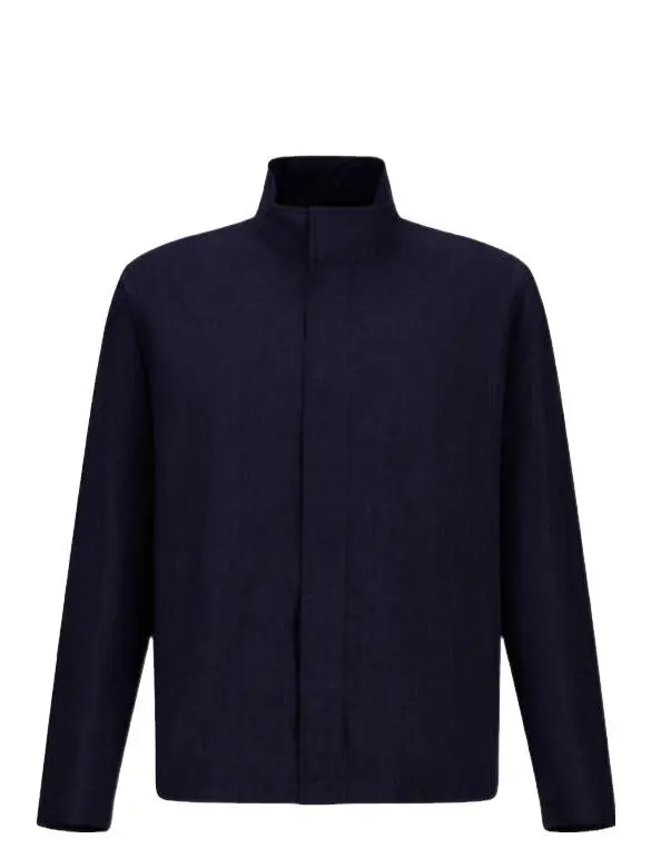 Herno High-neck Jacket - Blue
