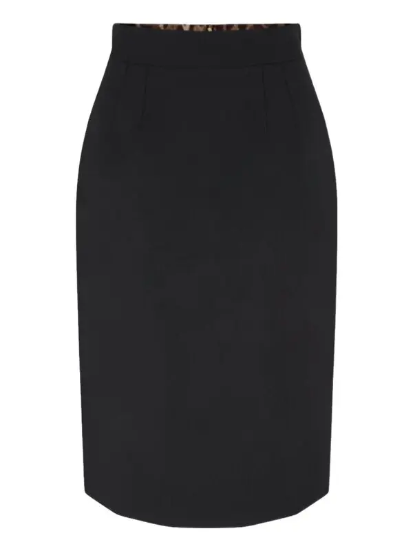 Dolce & Gabbana Straight Skirt - Black