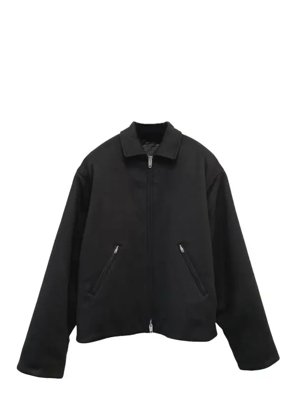 Balenciaga Zip-up Jacket With Pockets - Black