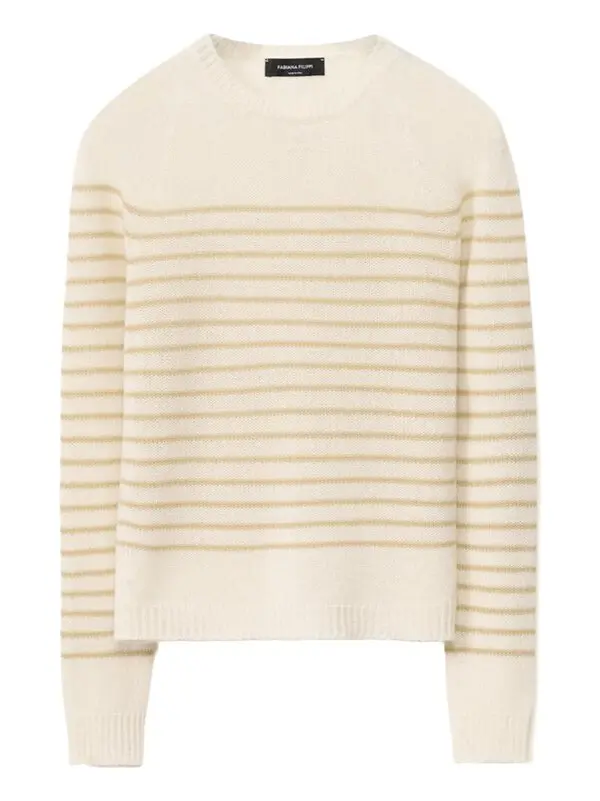 Fabiana Filippi Striped Sweater - Nude