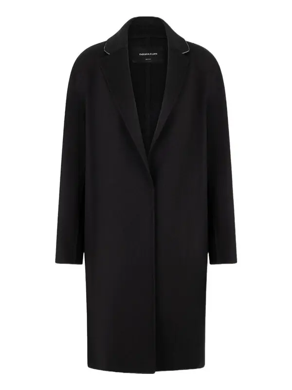 Fabiana Filippi Long Sleeved Coat - Black