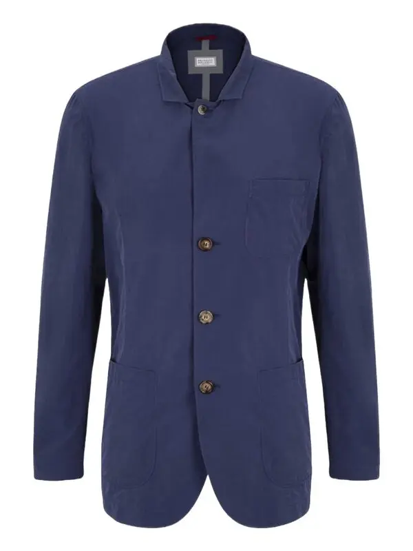 Brunello Cucinelli Collared Long-sleeved Casual Jacket - No