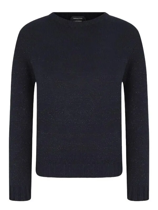 Fabiana Filippi Crew Neck Sweater - Blu Notte