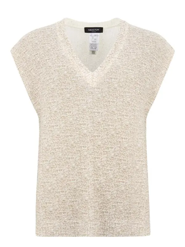 Fabiana Filippi V-neck Sleeveless Sweater - No