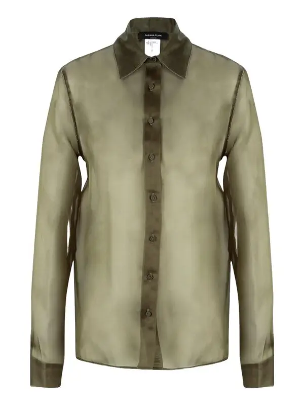 Fabiana Filippi Long Sleeve Shirt - Nude